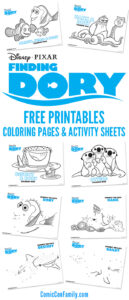 Free Printables: Finding Dory Coloring Pages and Activity Sheets ...