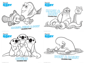 Free Printables: Finding Dory Coloring Pages and Activity Sheets ...