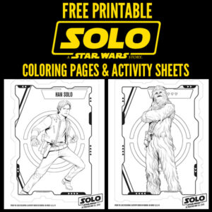 Free Printables – Solo: A Star Wars Story Coloring Pages and Activity ...