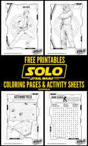 Free Printables – Solo: A Star Wars Story Coloring Pages and Activity ...