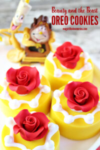 Beauty and the Beast Rose Oreo Cookies – Magic Filled Memories